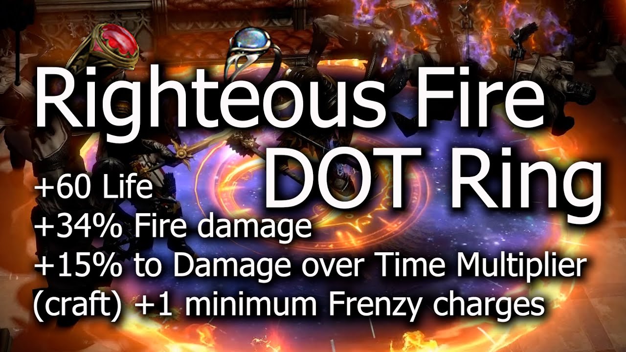 1 Min Craft: Righteous Fire DOT Ring - YouTube