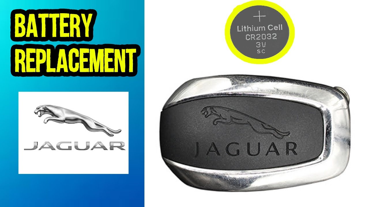 How to Change Jaguar Key Battery - YouTube