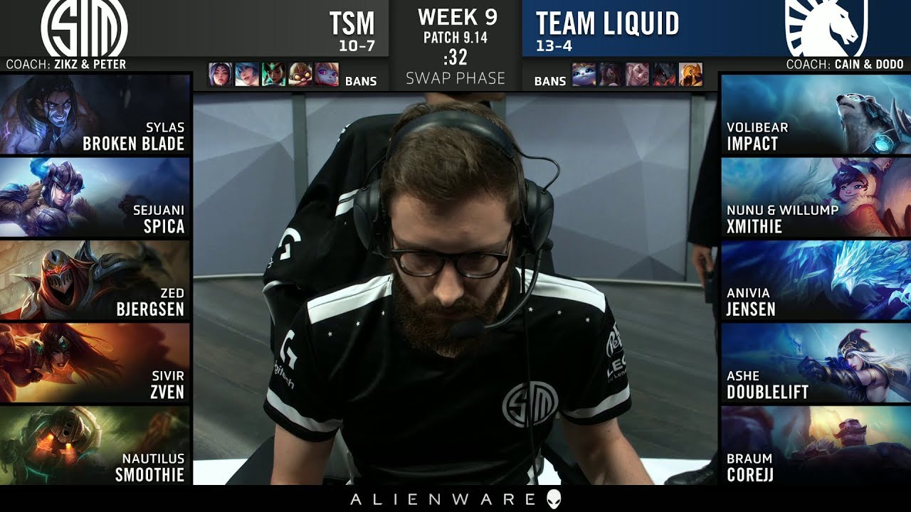 TSM vs TL - LCS Summer 2019 Week 9 Day 2 - Team Solomid vs Team LiQuid ...