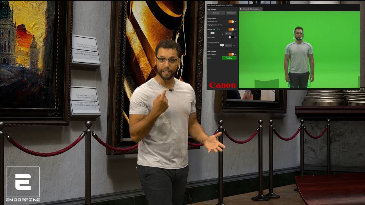 Canon CR-N500 Head, Face and Body auto tracking with FreeD Virtual ...