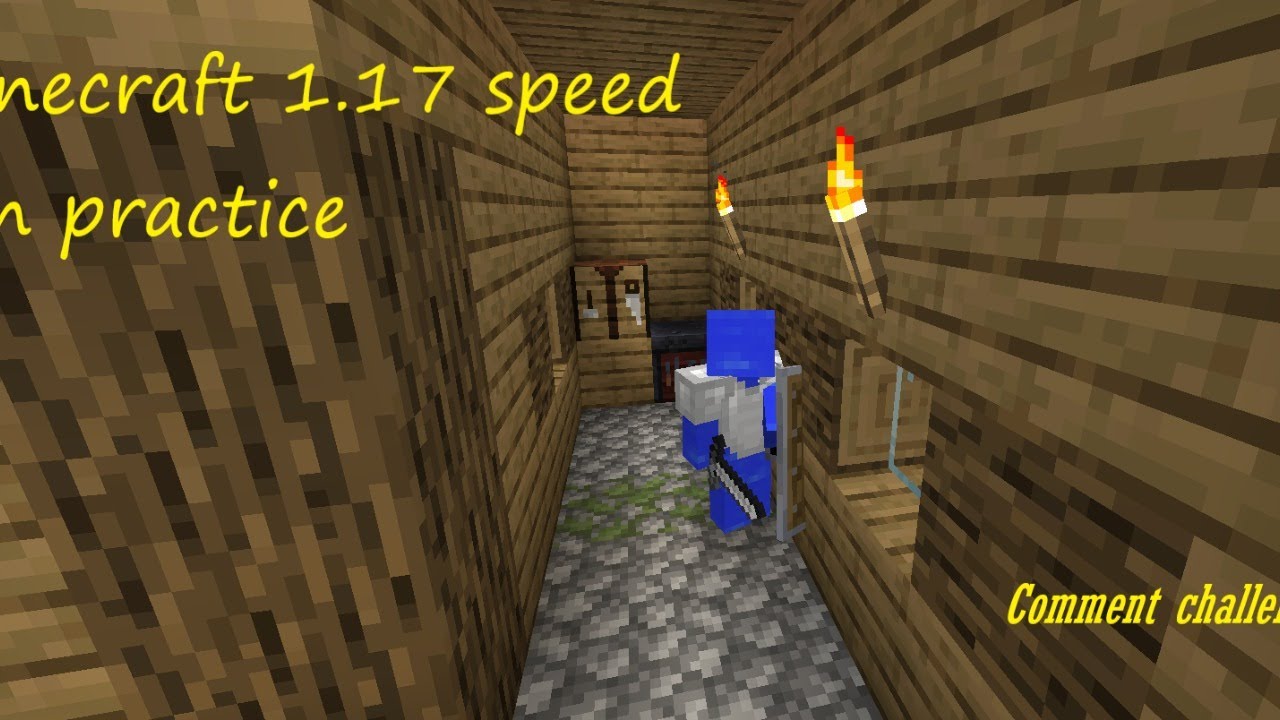 Minecraft 1.17.1 speed run practice - YouTube