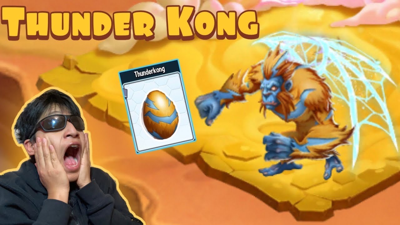 Hatching and Feeding Thunder Kong‼️*new mythic monster*(Monster Legends ...