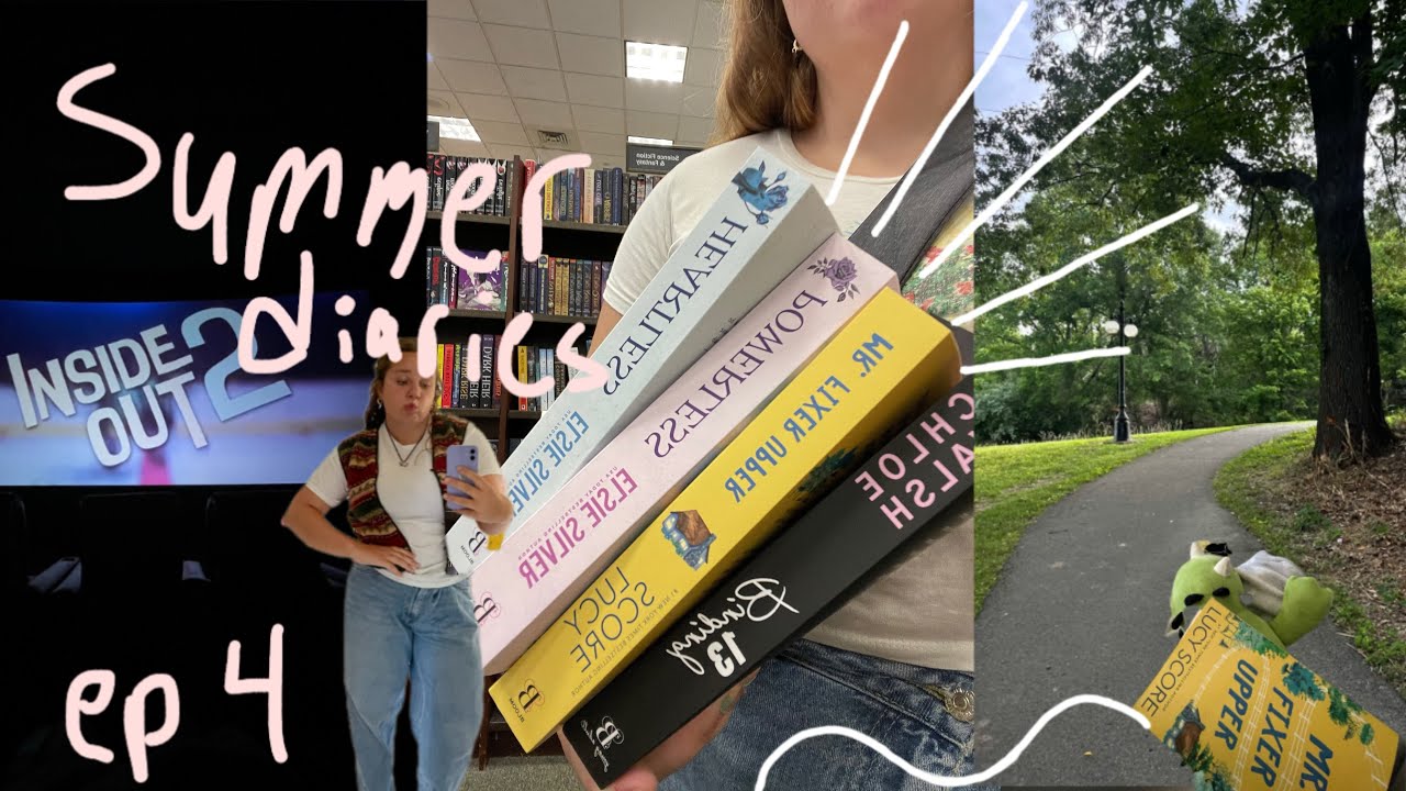 summer diaries: episode 4!⭐️ Bought books📚, Inside Out 2🍿, and more ...
