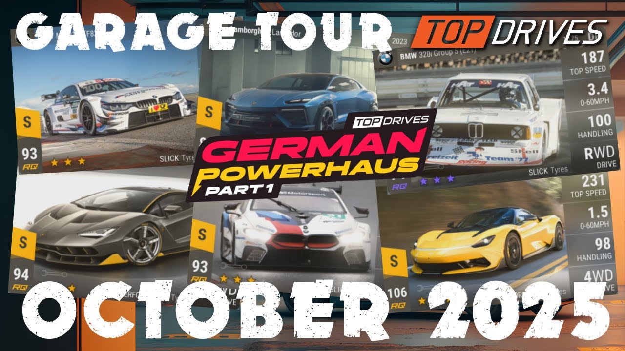 Top Drives Garage Tour After German Powerhaus (October 2025) - YouTube