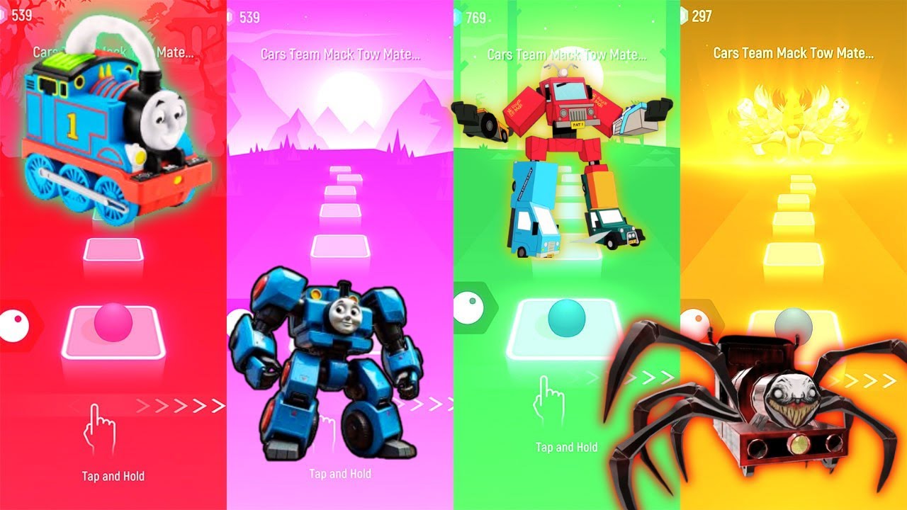 Thomas The Train vs Thomas The Transformer vs Postman Robot vs Choo ...