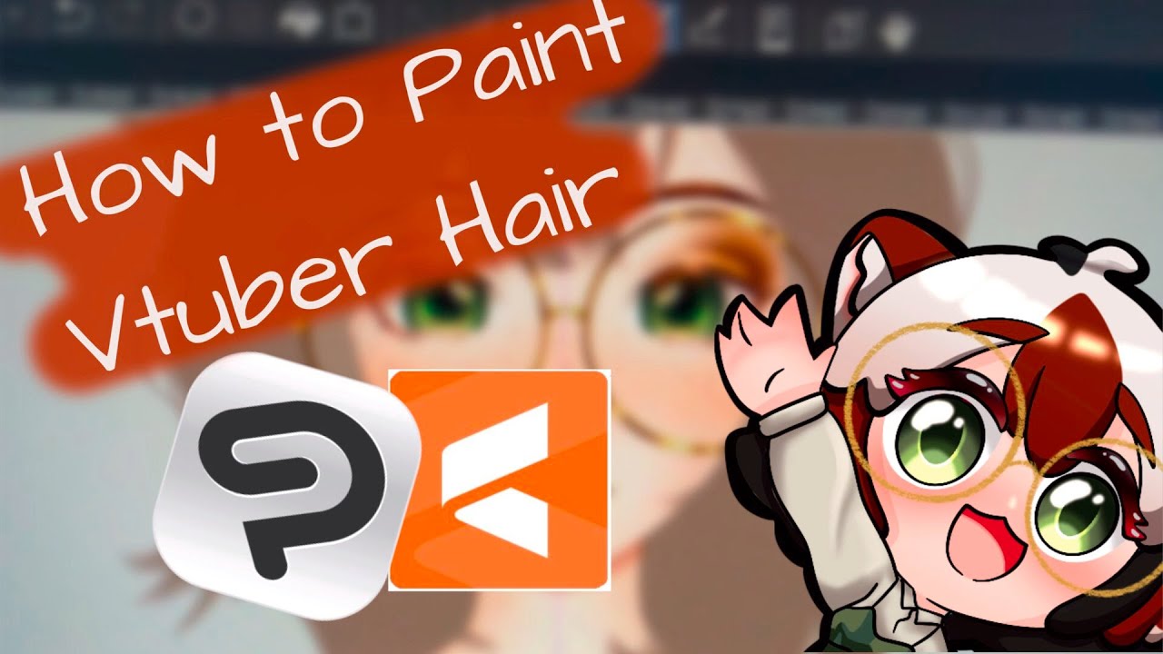 How To Draw Realistic VTuber Hair - YouTube