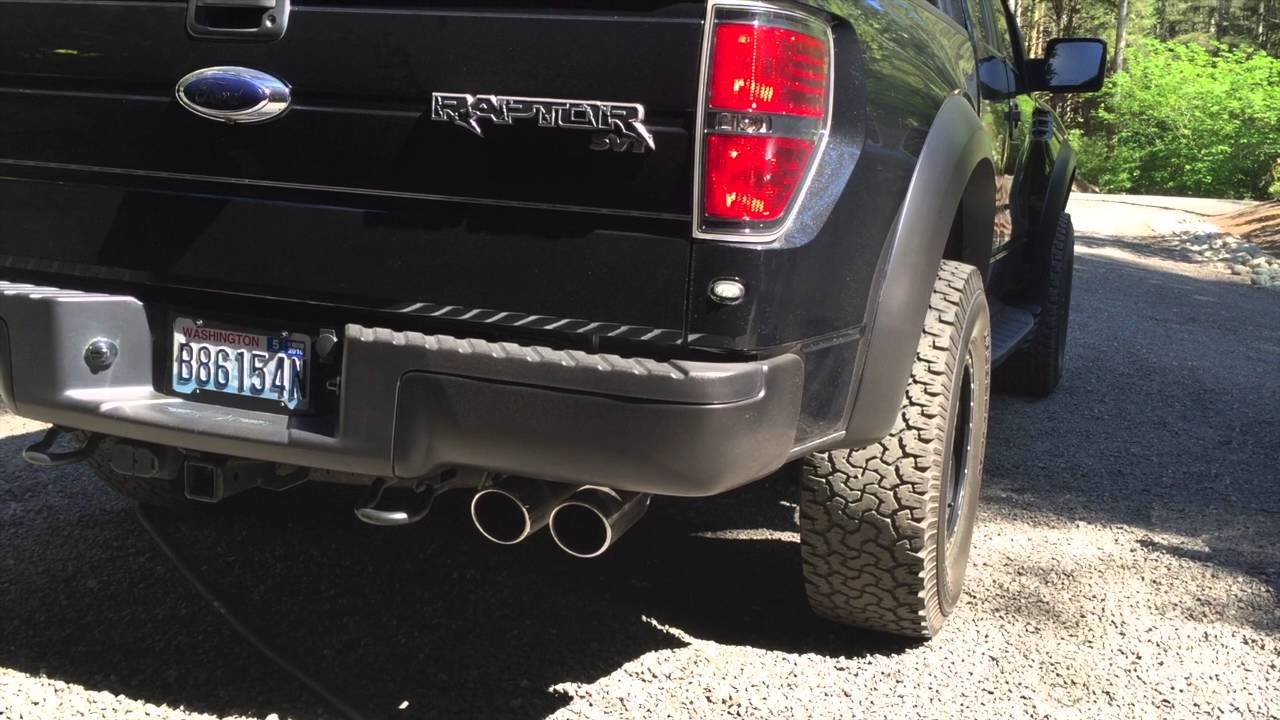 Ford Raptor 6.2 Stock/Roush Exhaust/Roush + Headers Comparison - YouTube