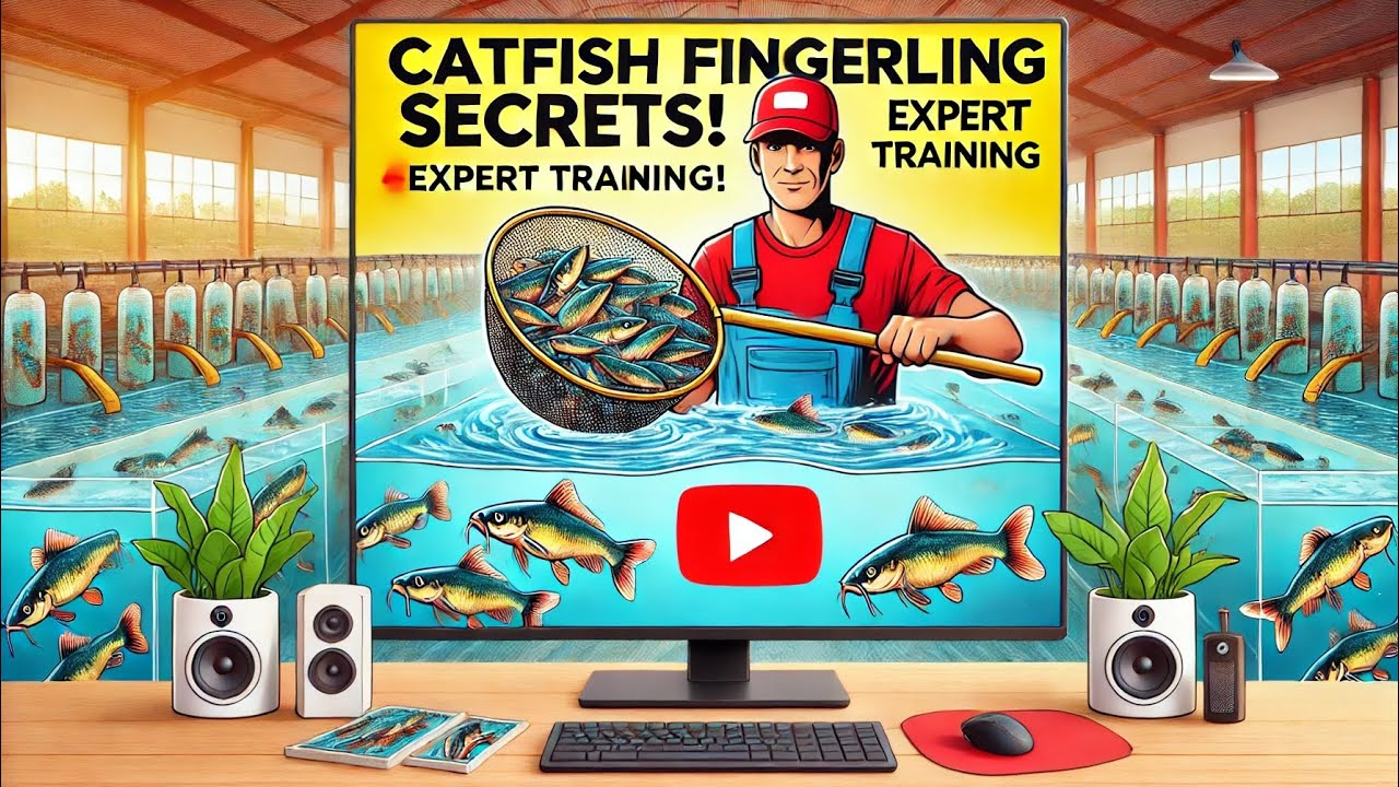 Catfish Fingerlings Production at it Peak - YouTube