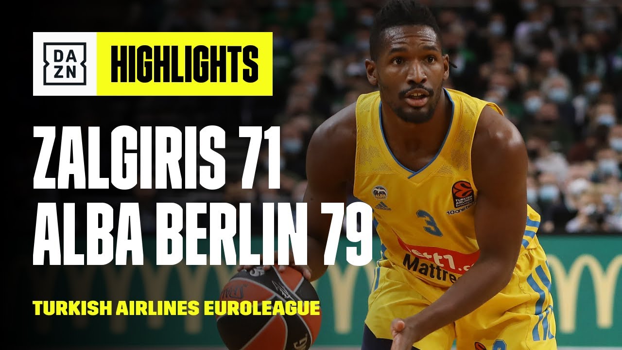 Zalgiris vs. ALBA Berlín (71-79) | Highlights | Turkish Airlines ...