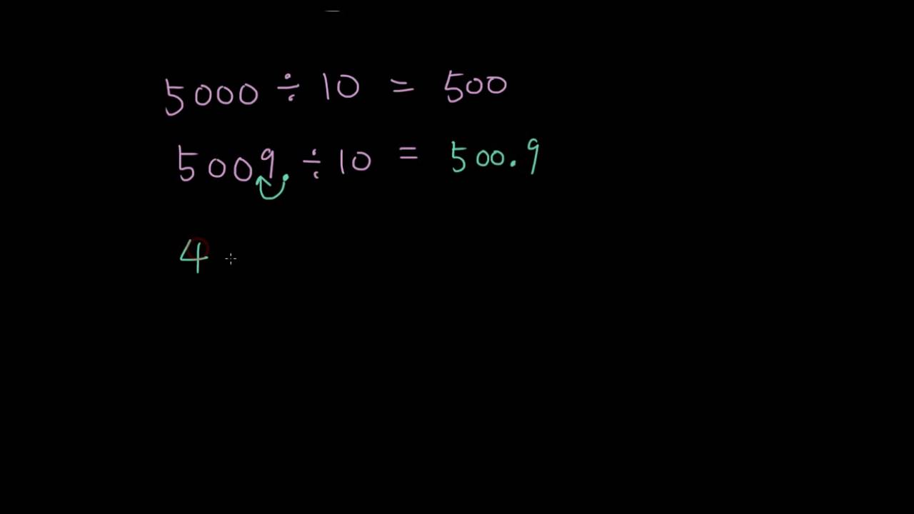 Primary School Maths Lesson 7 Moving The Decimal Point When primary-school-maths-lesson-7-moving-the-decimal-point-when