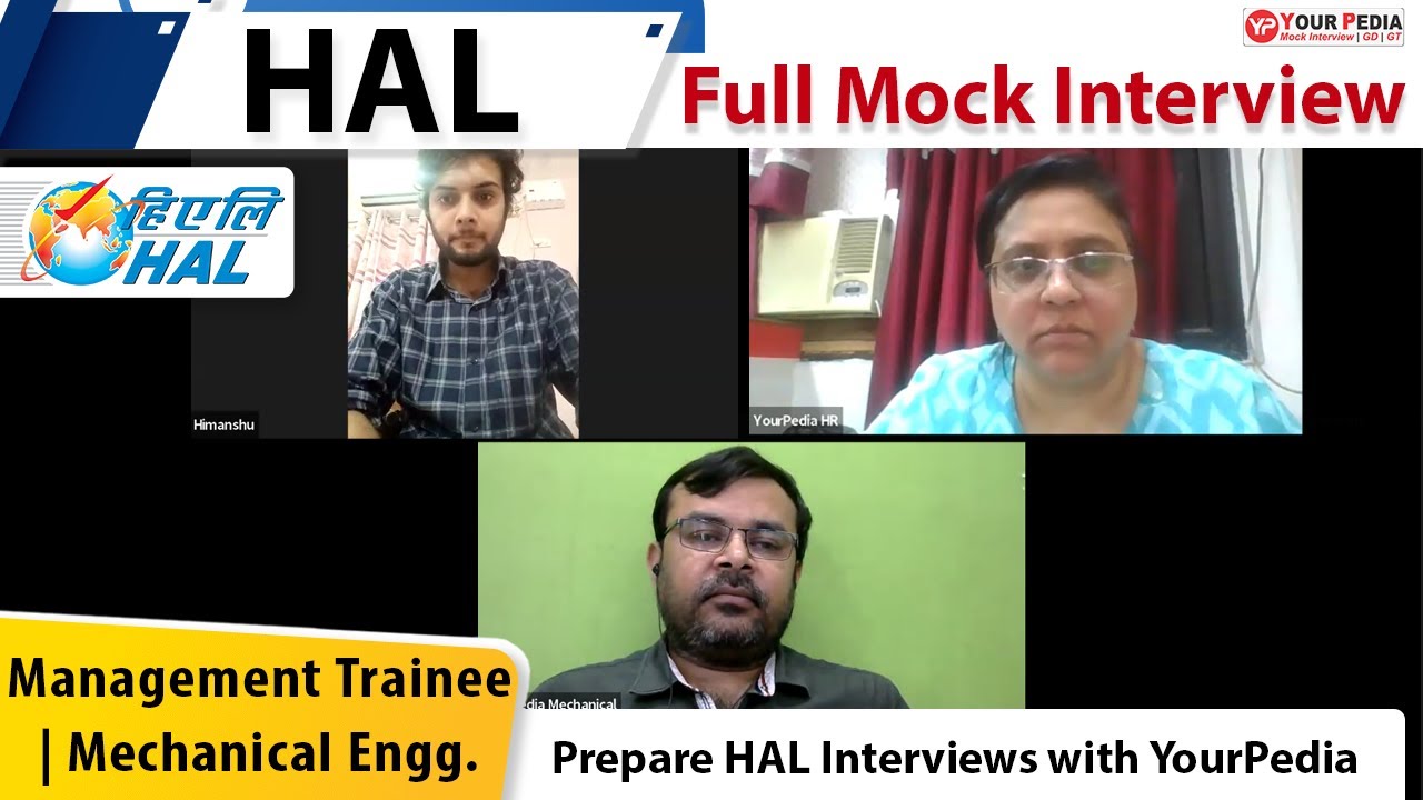 HAL Full Mock Interview For Management Trainee |HAL Interview ...
