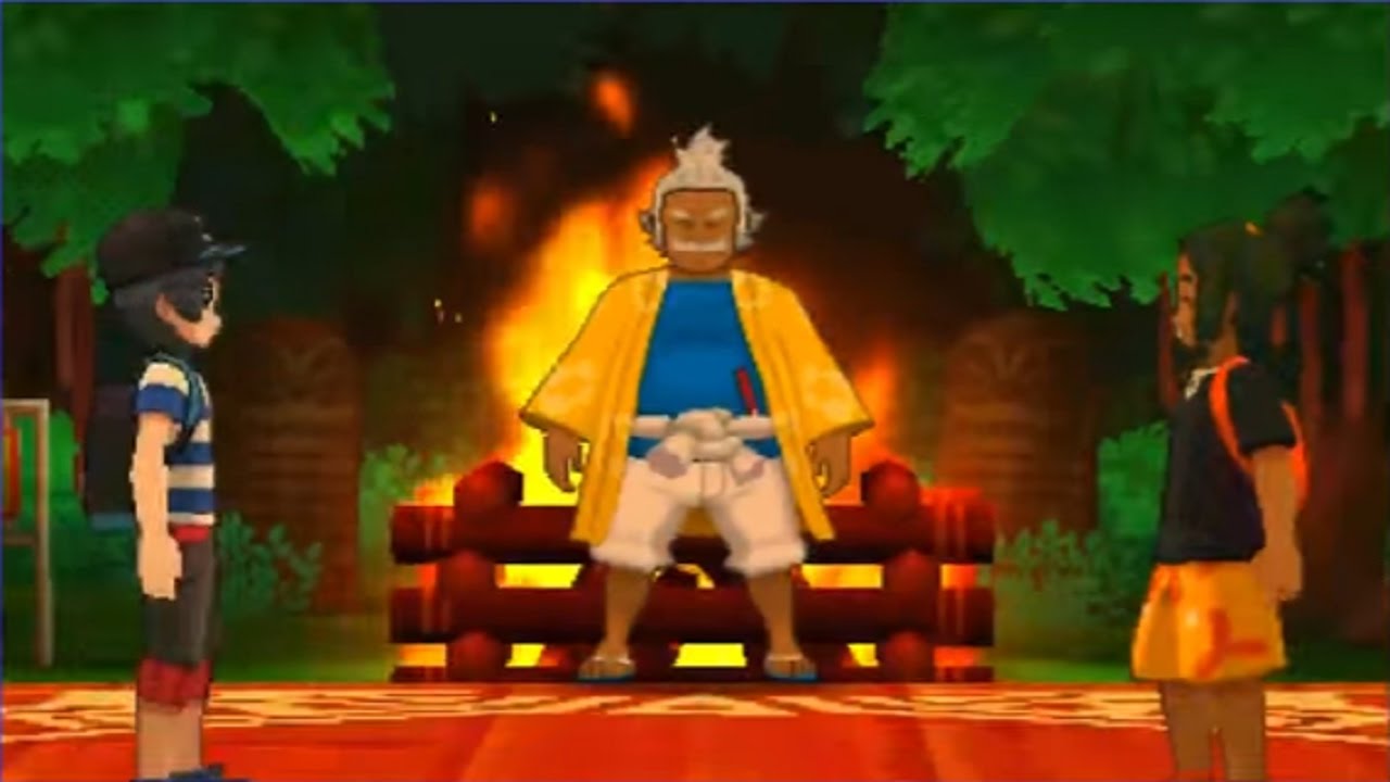 Pokémon Moon: Iki Town's Festival Battle - YouTube