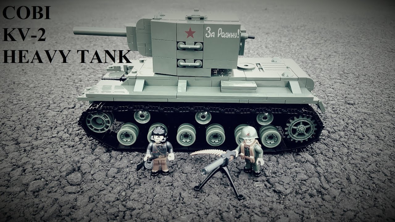 COBI SMALL ARMY WW2 (2490) KV-2 Heavy tank Quick build + review - YouTube