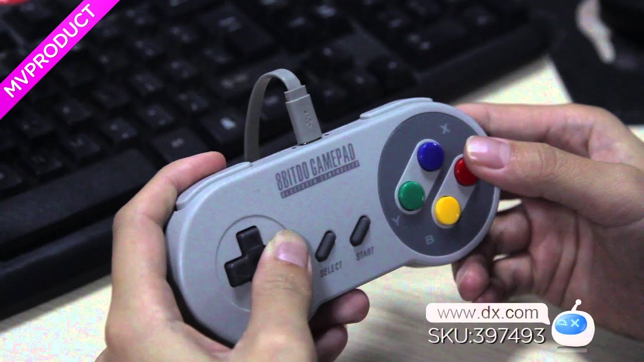 Dx ：8Bitdo SFC30 BT Wireless Gamepad for IOS & Android & Windows - YouTube