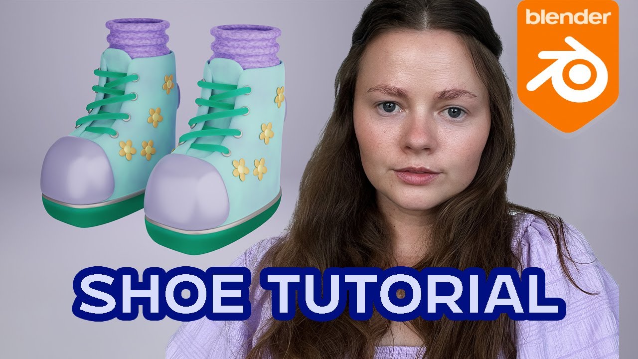 Easy stylised 3D shoes - Beginner Blender Tutorial - YouTube