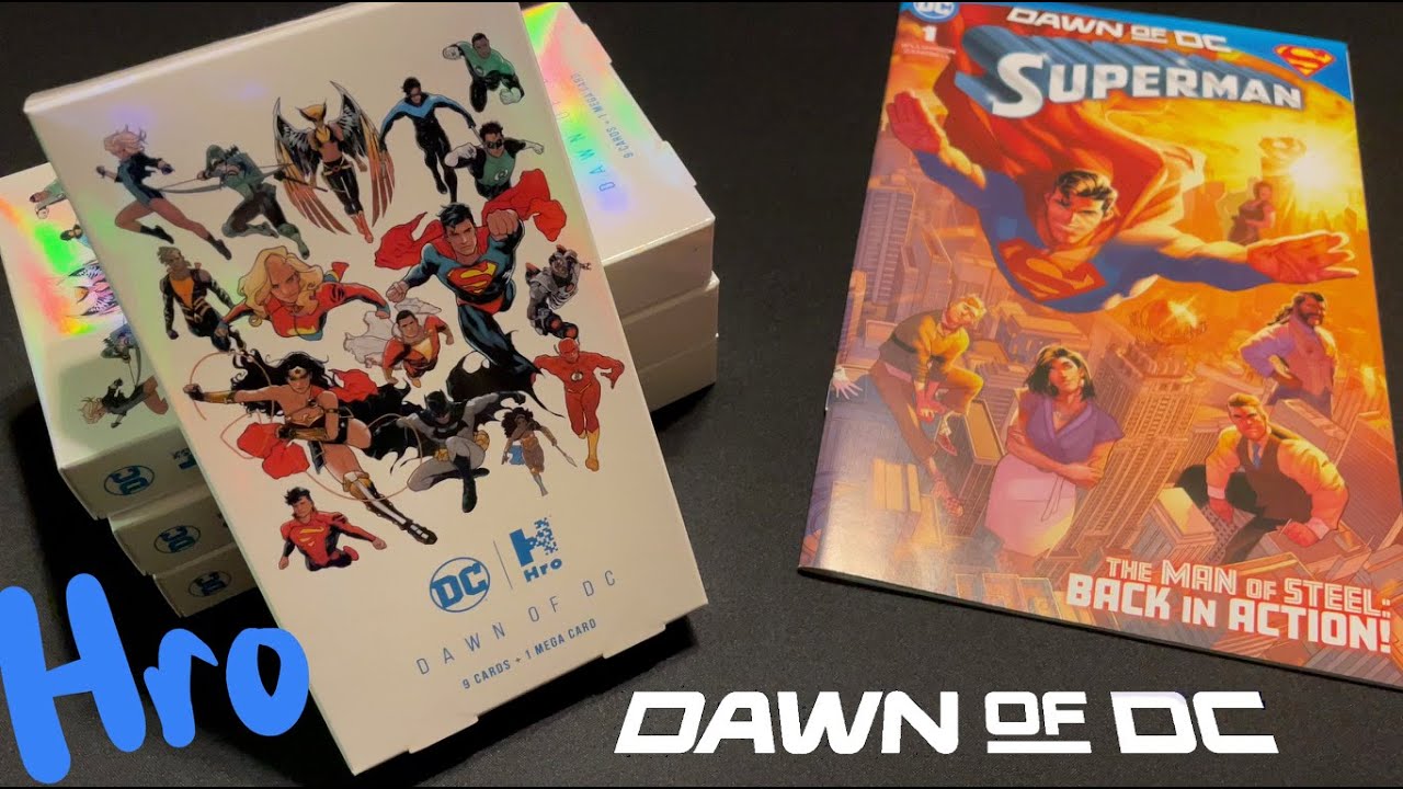 Is this the best Hro DC trading card set yet? Opening Dawn of DC packs, featuring the new Mega ...