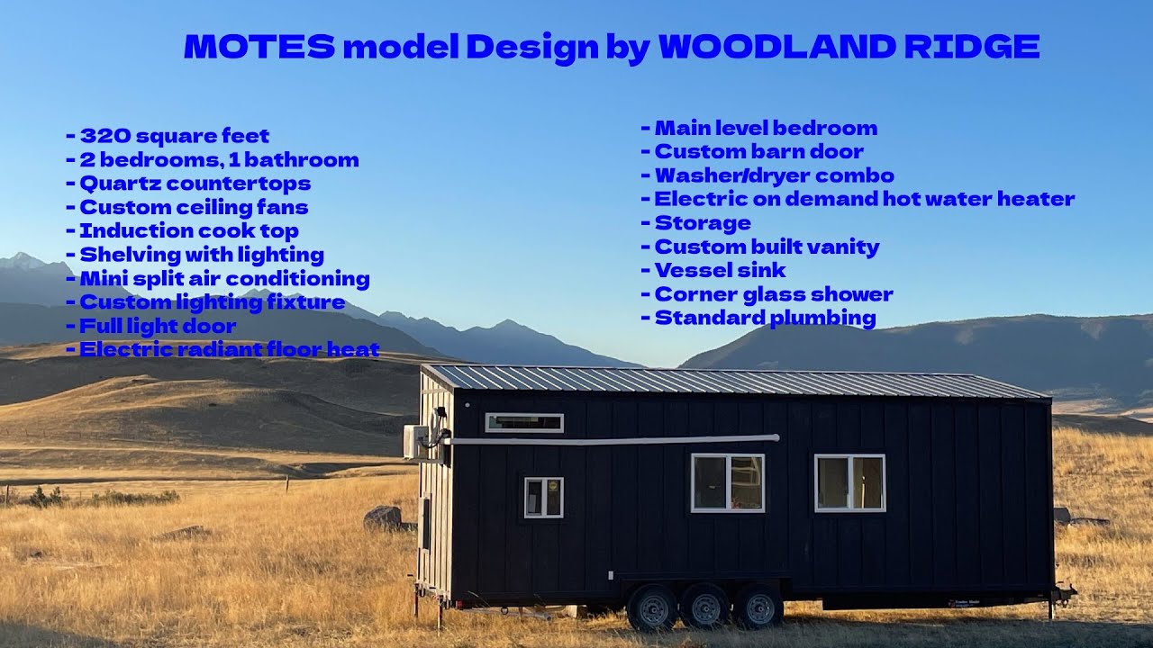 Extremely beautiful MOTES tiny house model design by WOODLAND RIDGE ...
