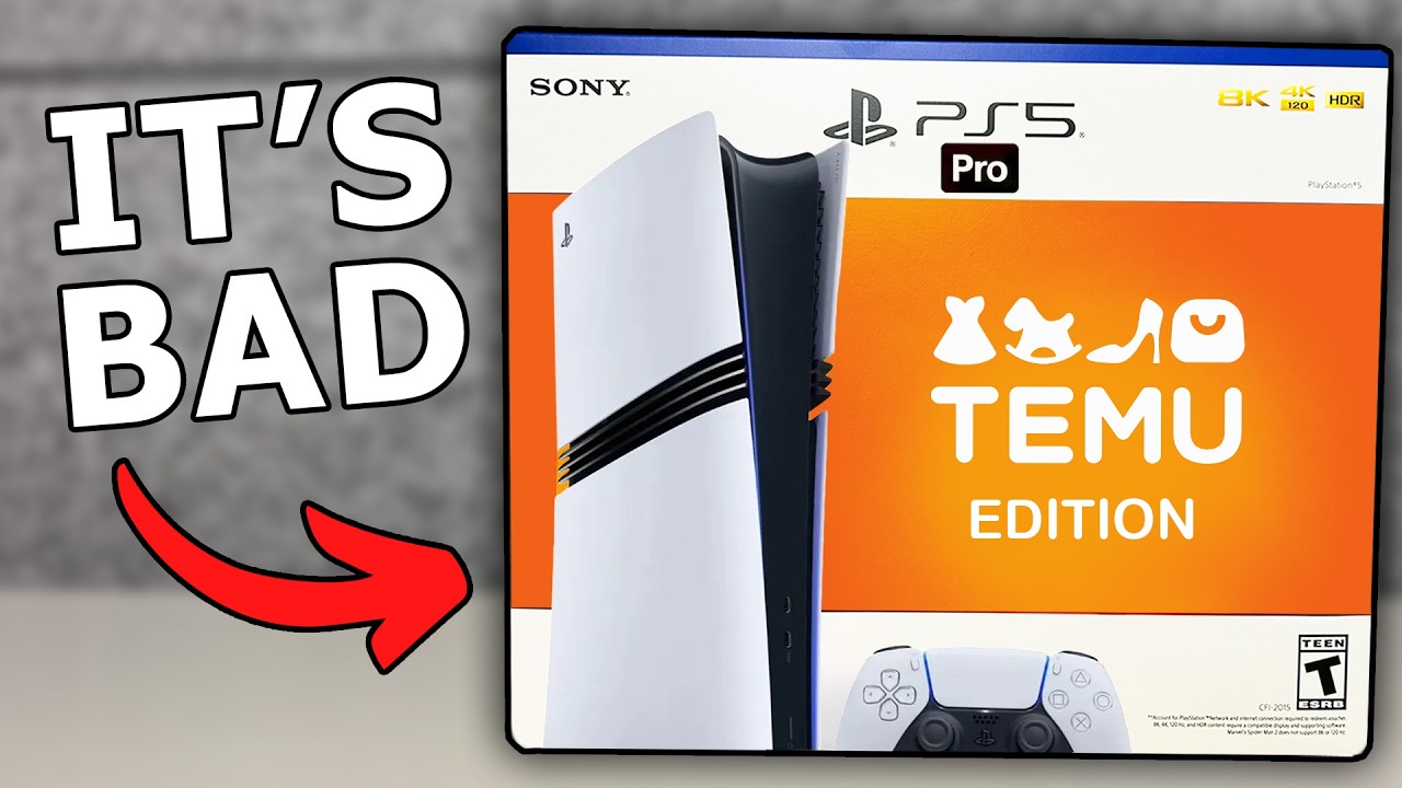 I Bought the $33 PS5 PRO from TEMU… - YouTube
