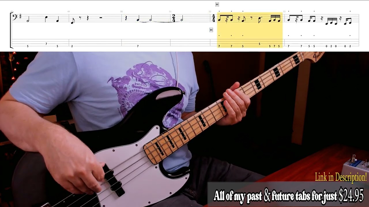 War-Slippin' Into Darkness-Bass Tab-Bass Cover-Bass Tabs For Beginners ...