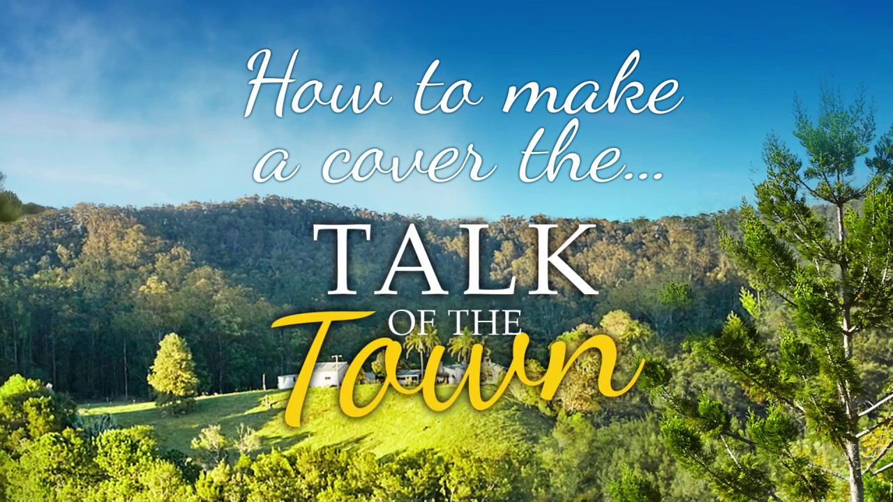 Part 4 - How To Make a Cover the...Talk of the Town - Cover revealed ...