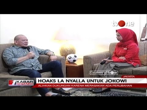 BLAK-BLAKAN!! La Nyalla Soal Hoaks Jokowi dan Bertaruh Potong Leher