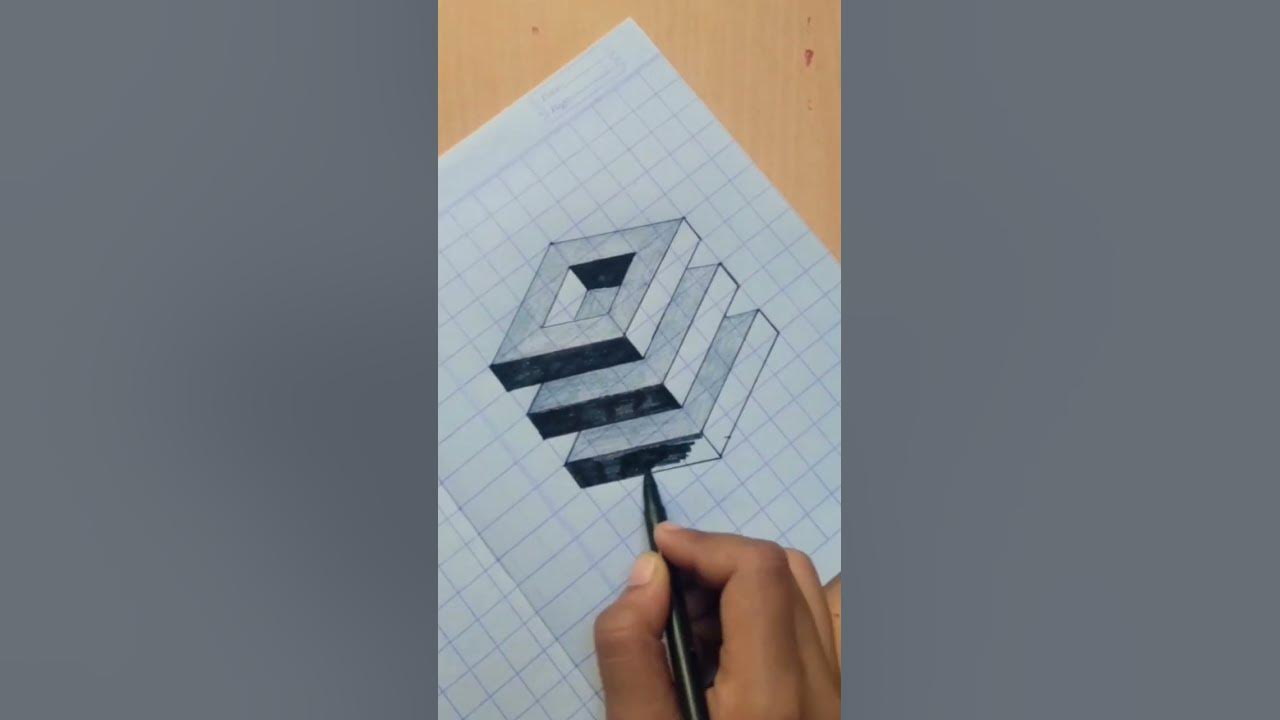how to make 3d box 🎁🥰🥰🥰😍😍😍😍 - YouTube