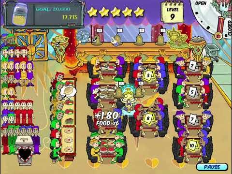 Diner Dash Level 5-9 - YouTube