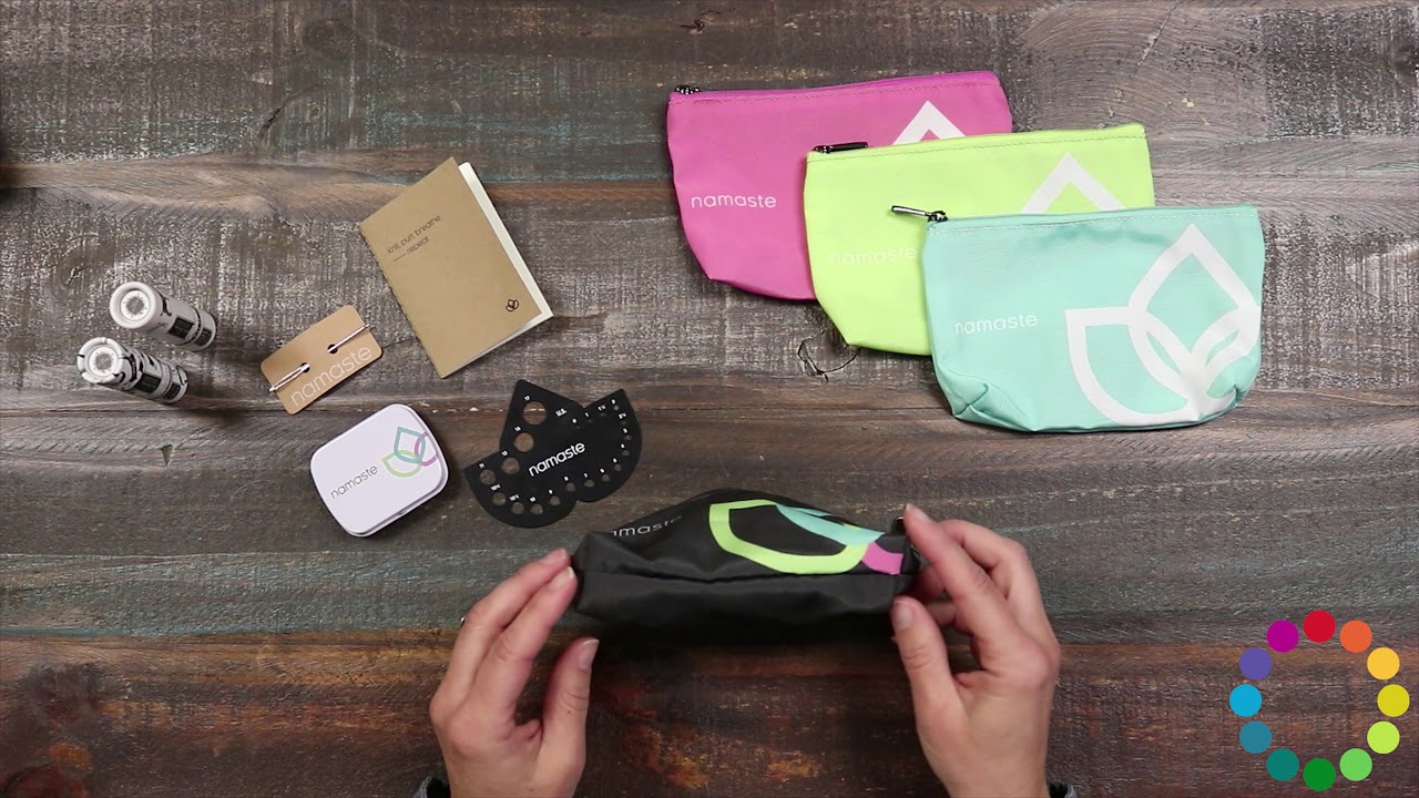 Product Spotlight - Namaste Knitter's Notions Pouch! - YouTube
