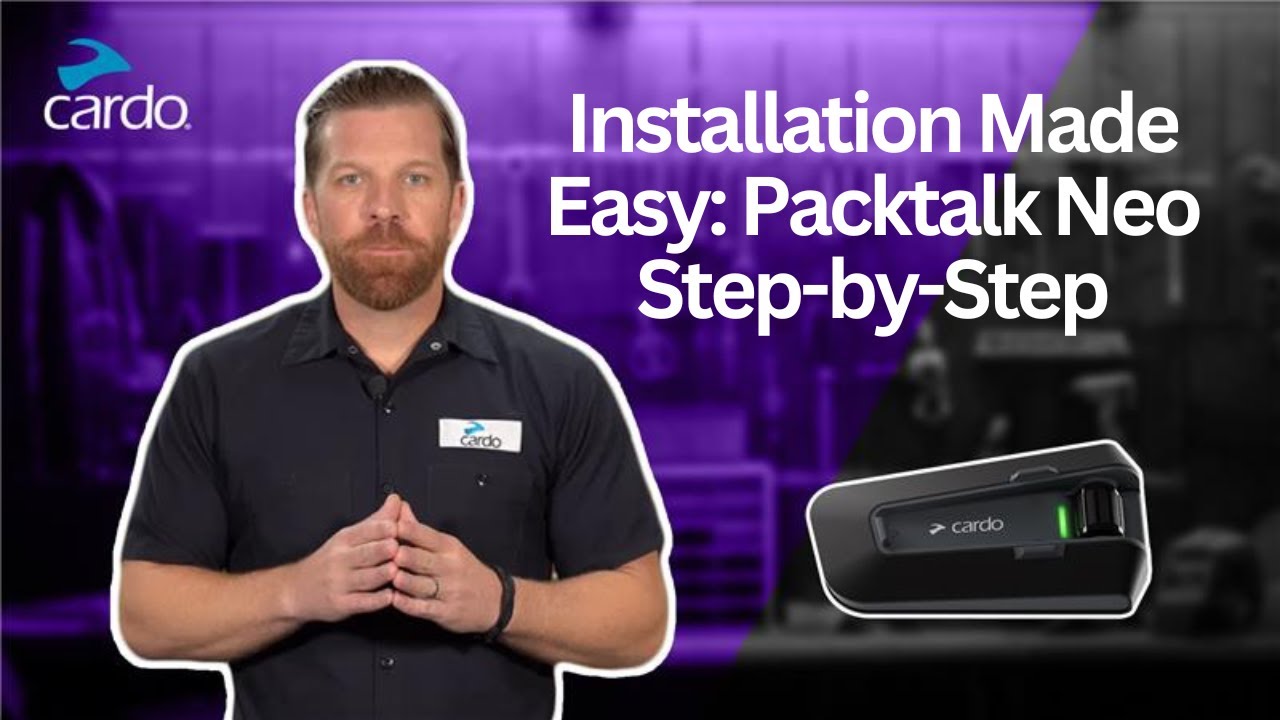 Packtalk Neo | INSTALLATION - YouTube