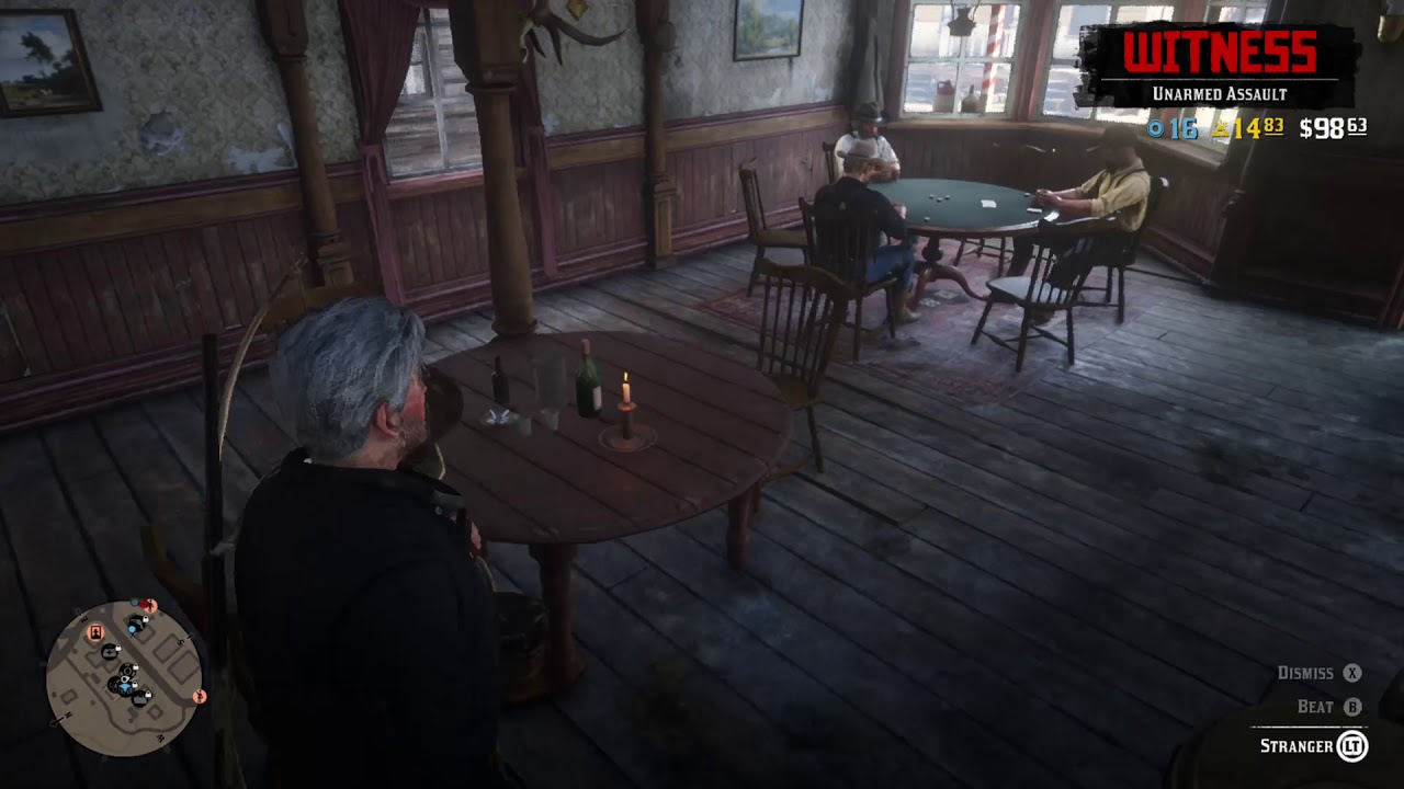 Red Dead Redemption 2: Bar fight god - YouTube