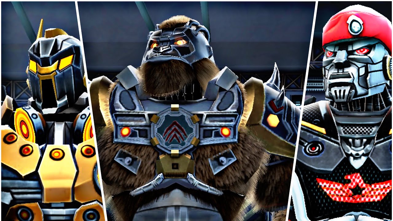 (Real Steel World Robot Boxing) Sandstorm, Brutus and Red Beret in live ...