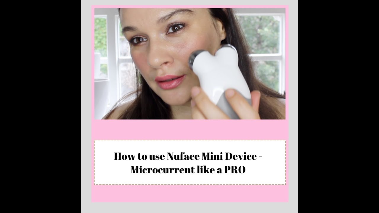 How to use Nuface Mini Device - Microcurrent like a PRO - YouTube