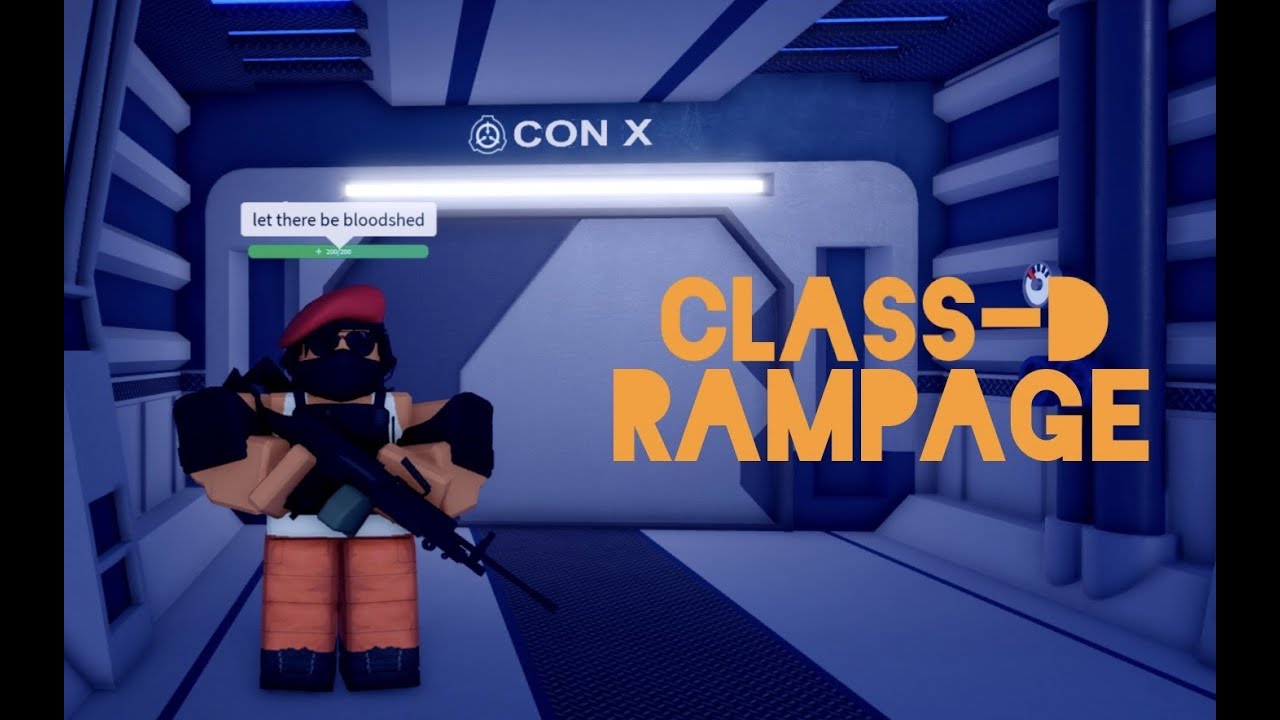 Class-D rampage | SCP Site Roleplay - YouTube