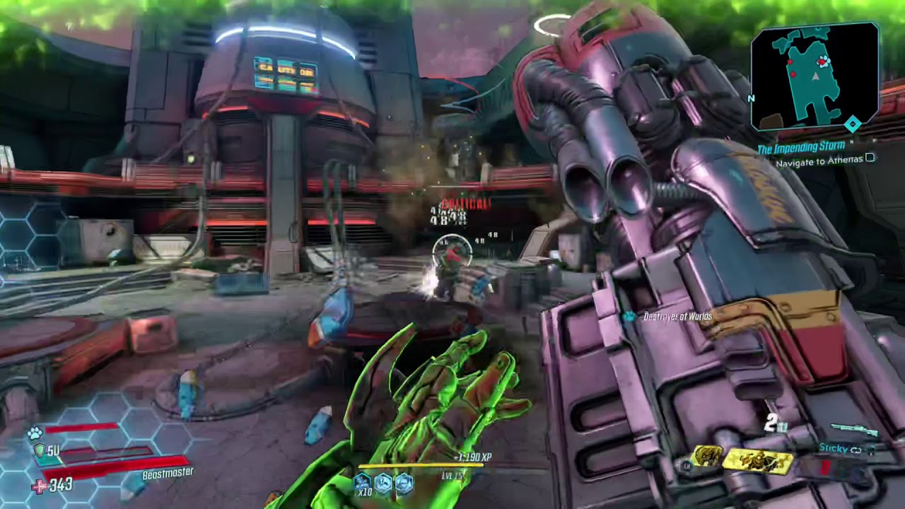 Refreshed Friend-Bot Gigamind LEGENDARY drop Borderlands 3 - YouTube