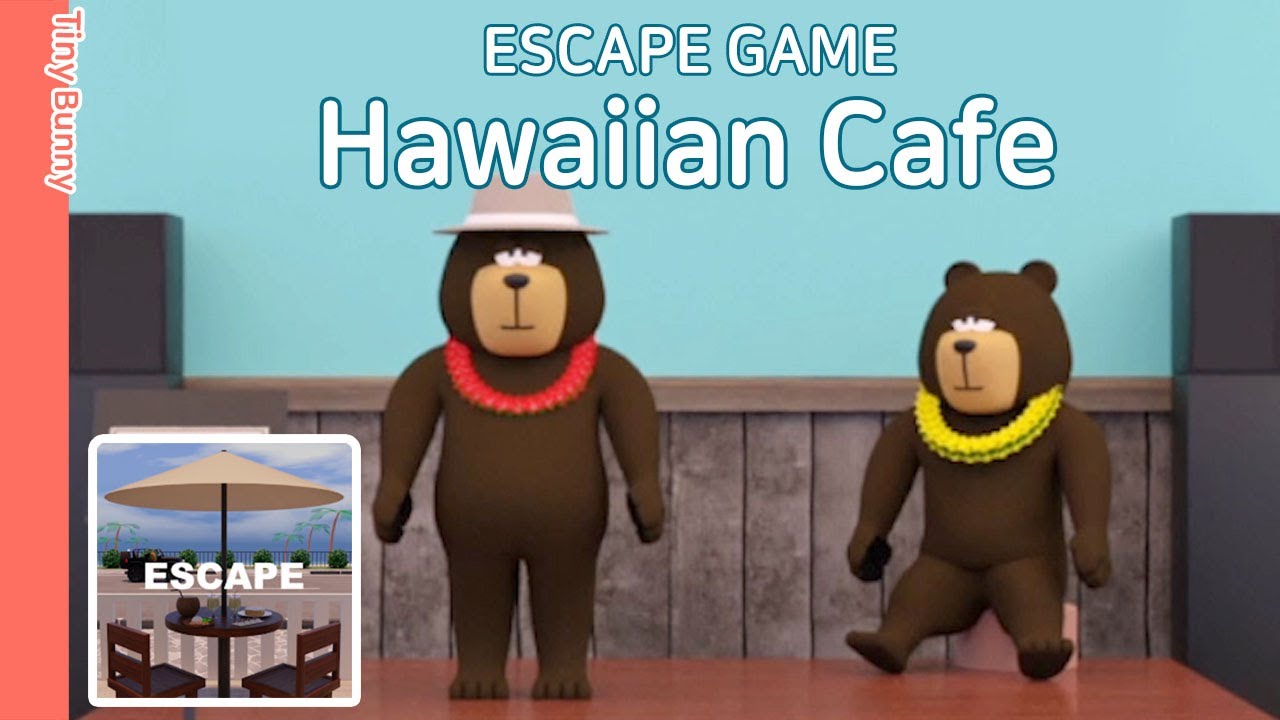 Escape Game Hawaiian Cafe Walkthrough (Keisuke Watanabe) | 脱出ゲーム - YouTube