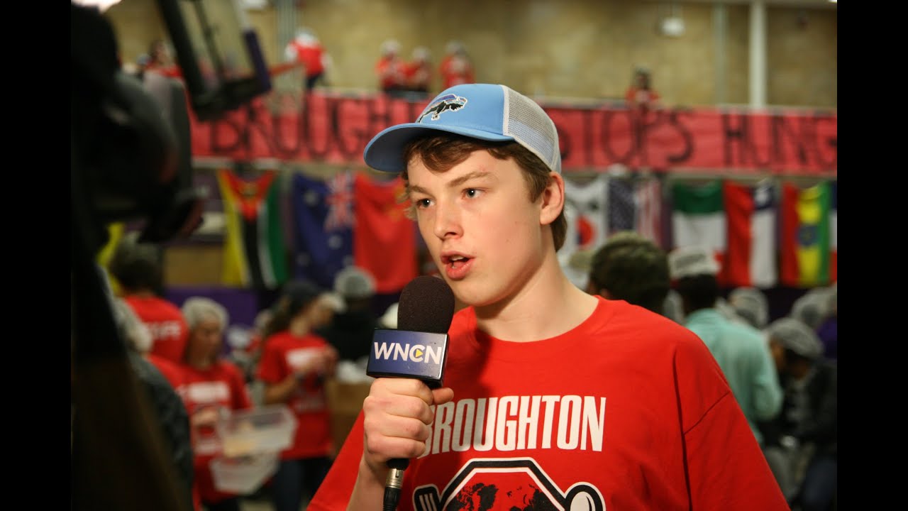 Stop Hunger Now 2015 - Needham B. Broughton High School - YouTube