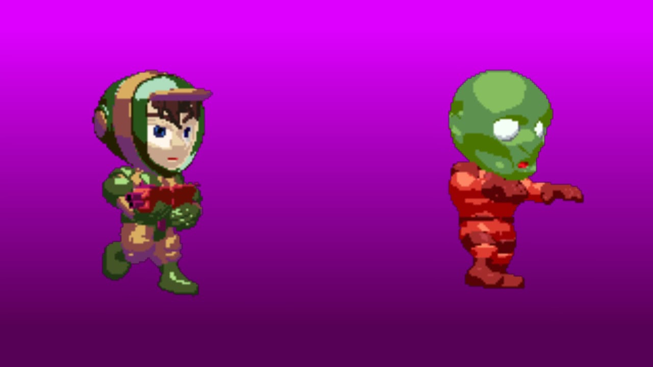 Side Scroller Free Characters 2D Assets Showreel - YouTube