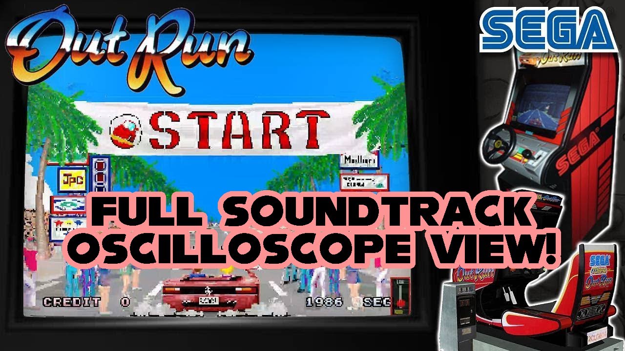 Out Run (ARCADE) - Full Soundtrack in Oscilloscope View! - YouTube