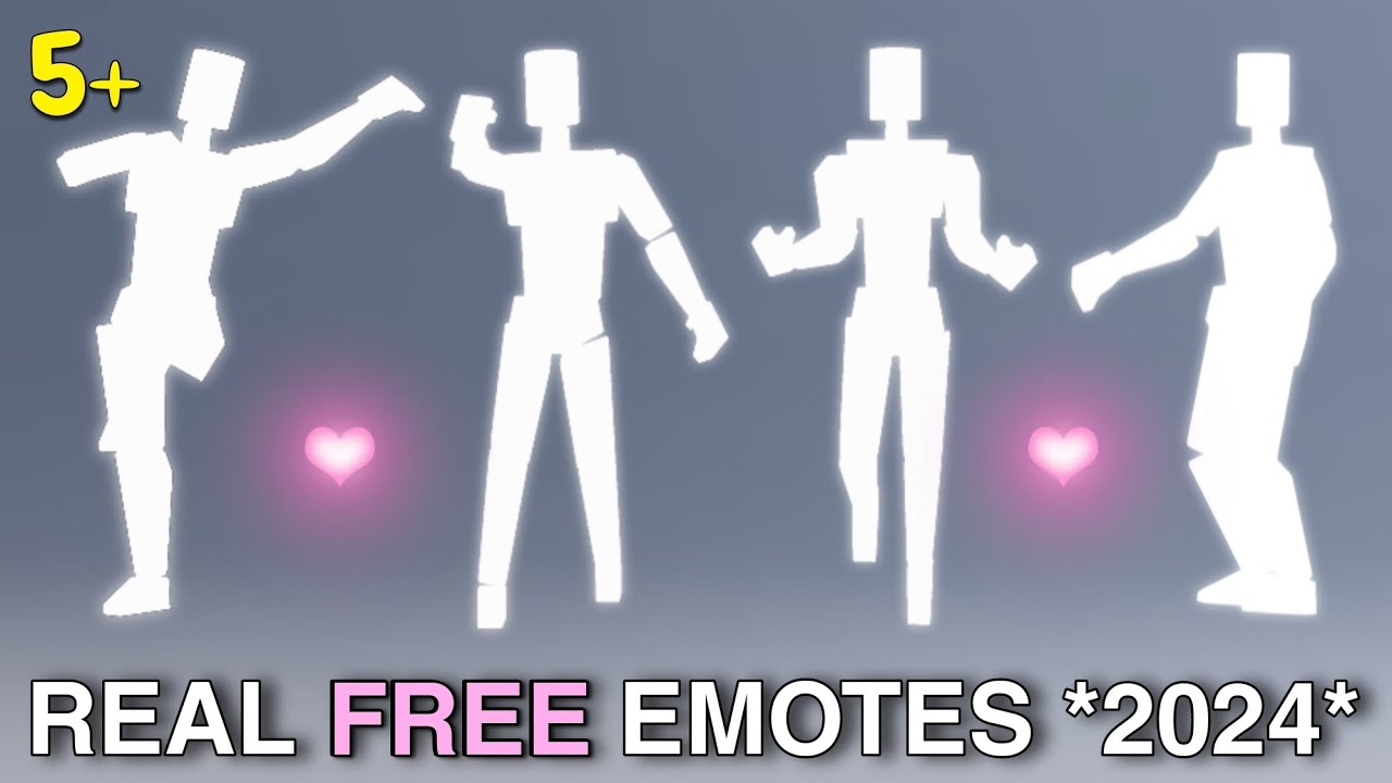 NEW FREE EMOTES ON ROBLOX - YouTube