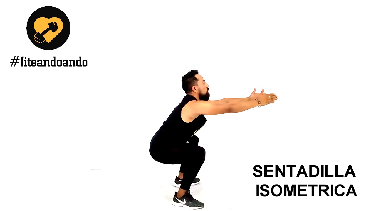 V010 - SENTADILLA ISOMETRICA - YouTube