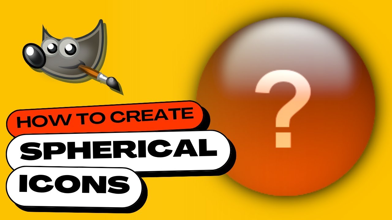 How to Create a Spherical Icon for Websites Using GIMP - YouTube