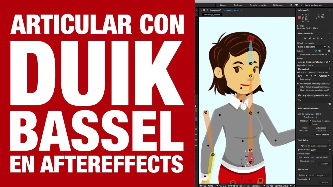 Como articular personajes en AfterEffects Utilizando el Plugin Duik ...
