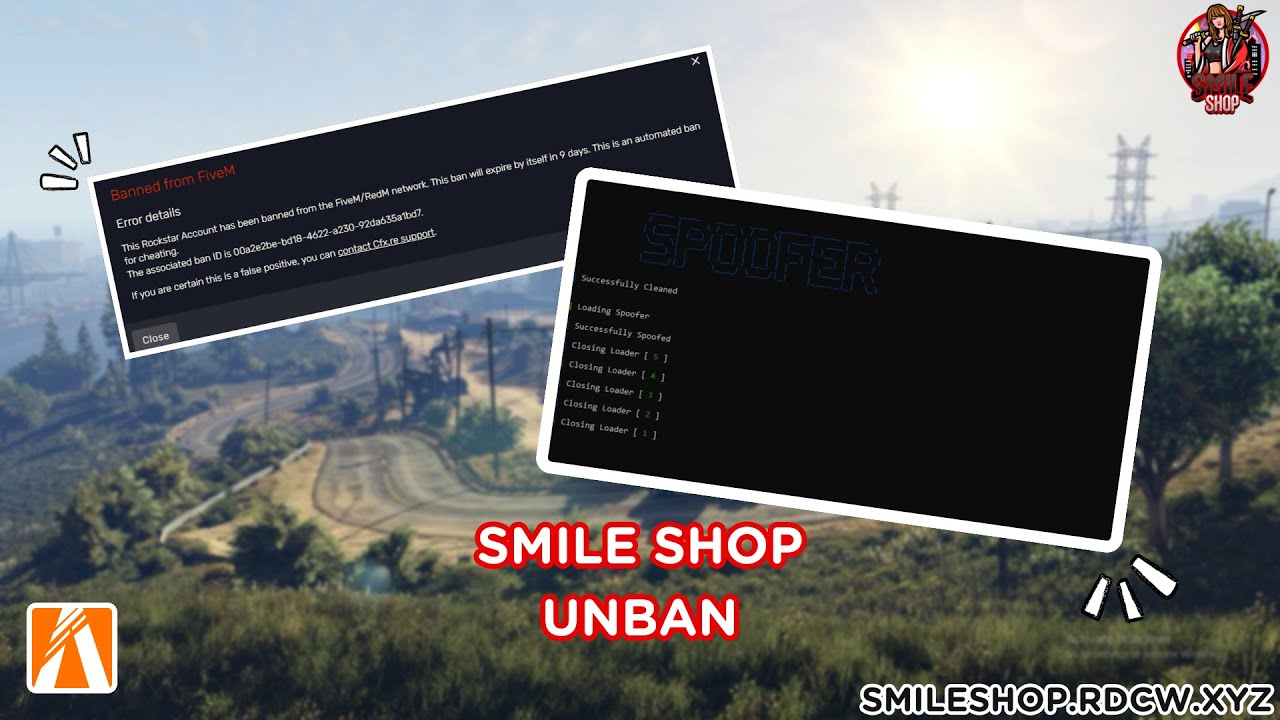 SMILE SHOP | สอนปลดแบน FiveM 25 บาท อัพเดทตัวใหม่!! ล่าสุด - YouTube