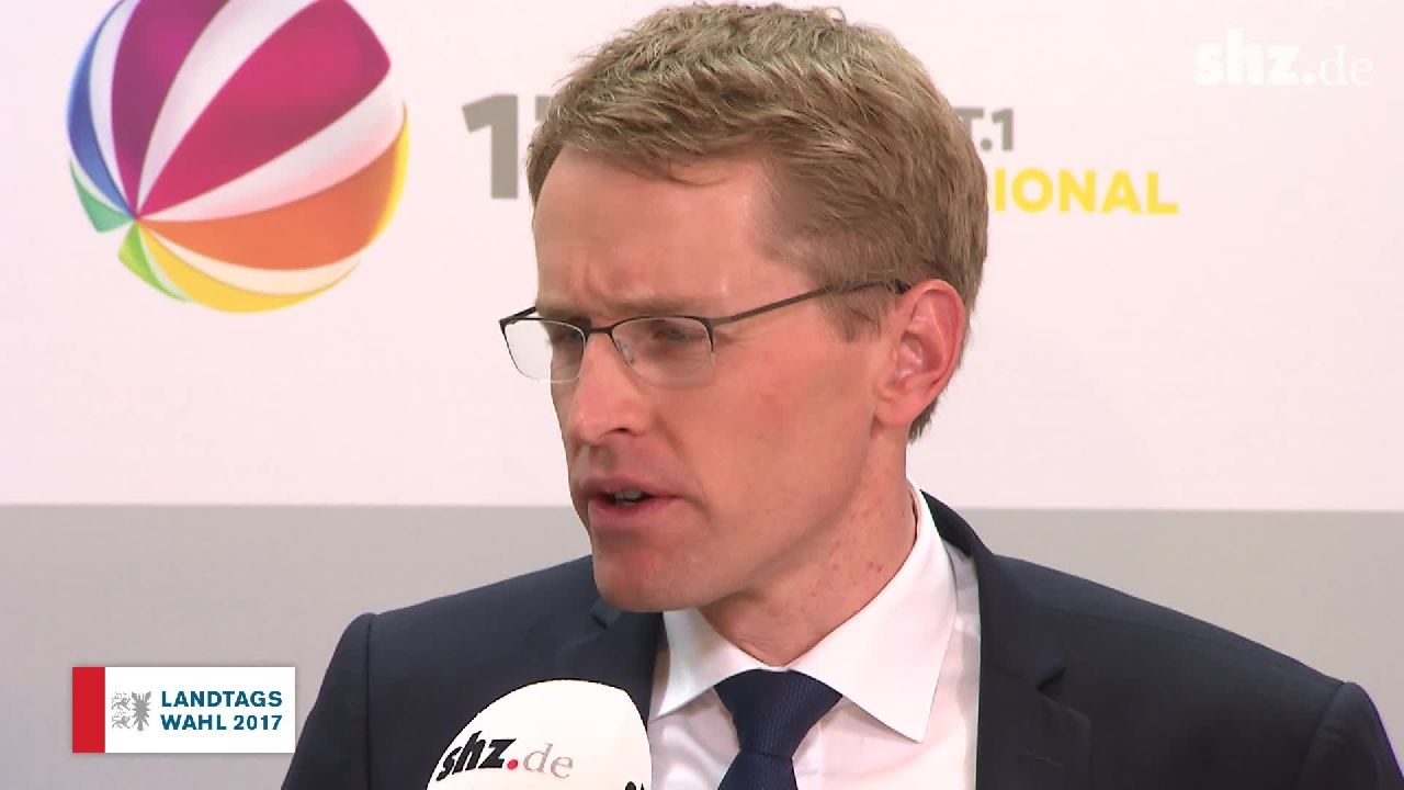 Interview mit Daniel Günther (CDU) am Wahlabend - YouTube