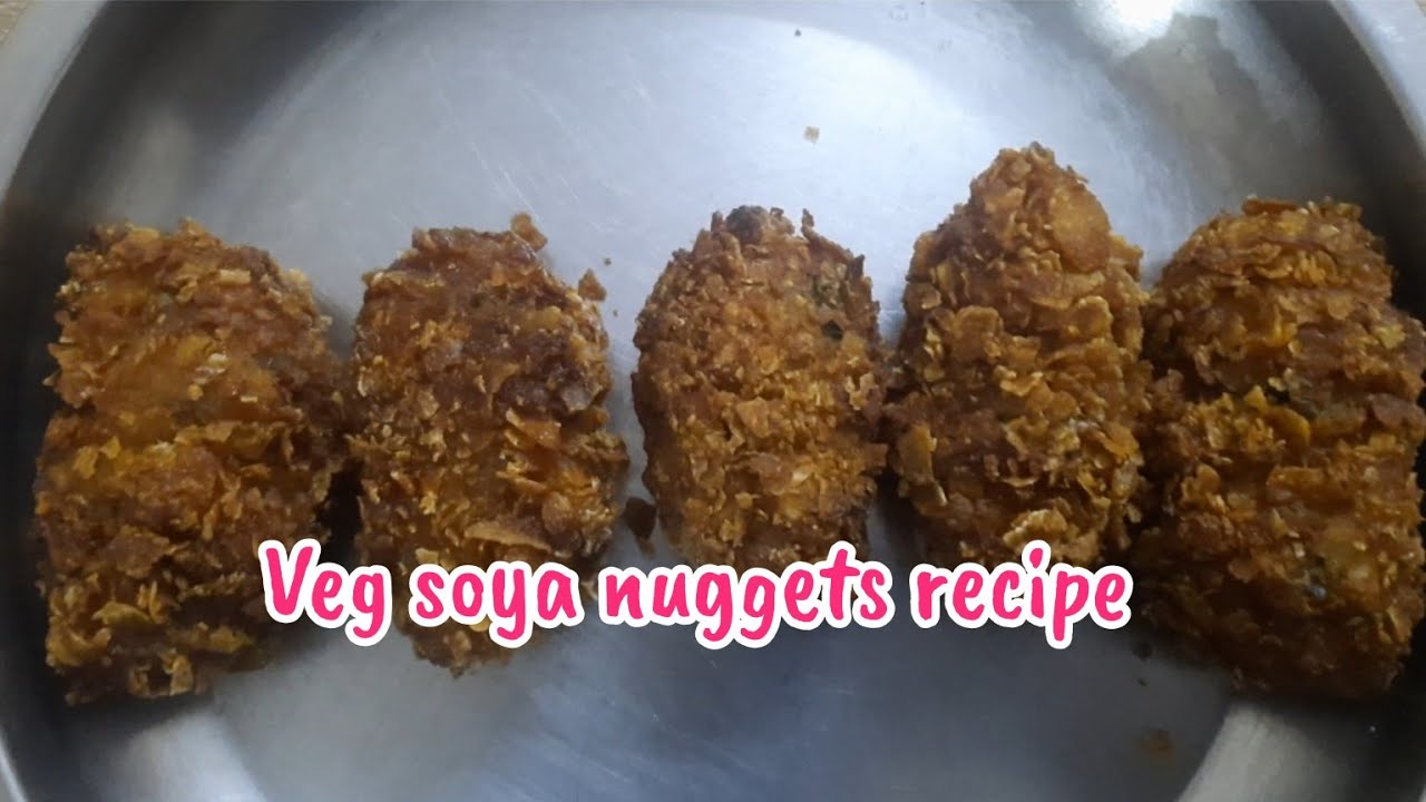 veg nuggets recipe | veg soya nuggets recipe - YouTube
