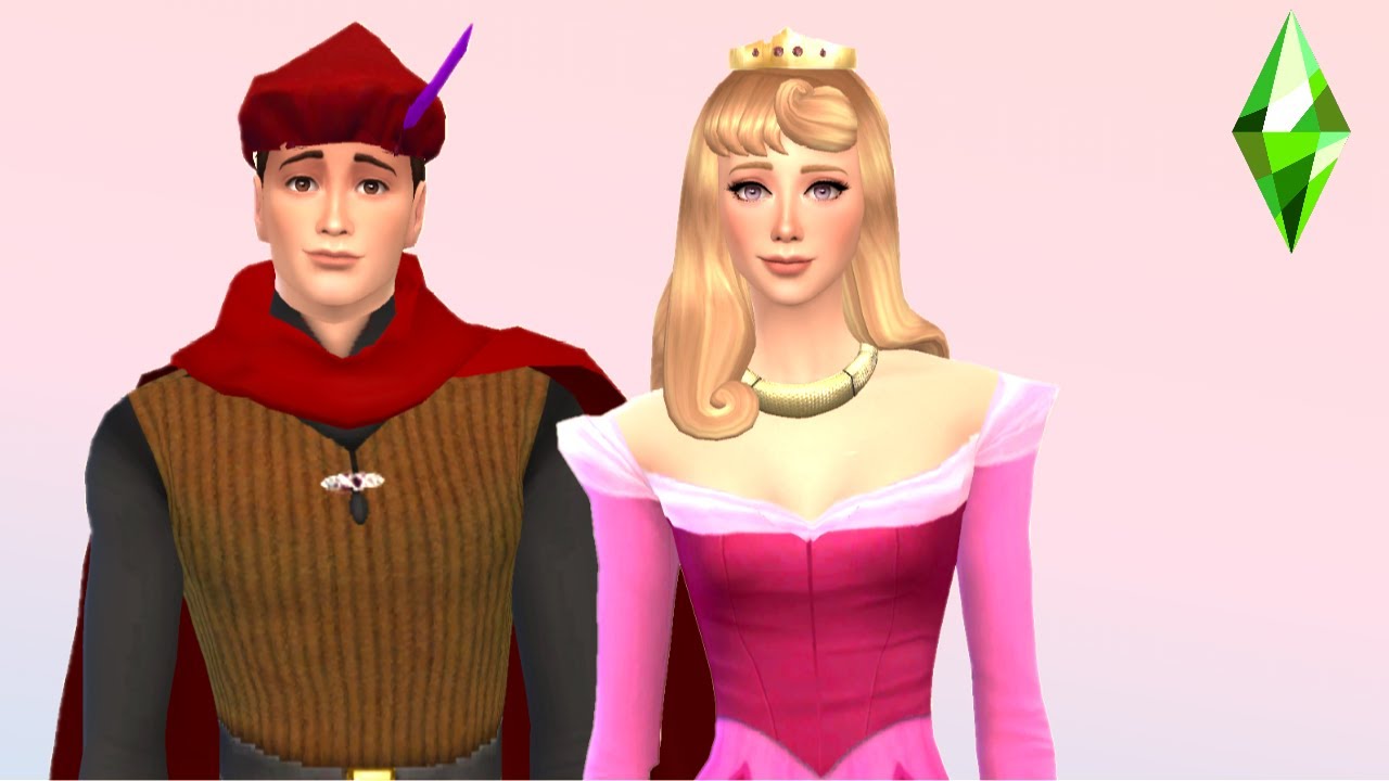 Aurora & Prince Philip [Sleeping Beauty] : Create a sim I Sims 4 - YouTube
