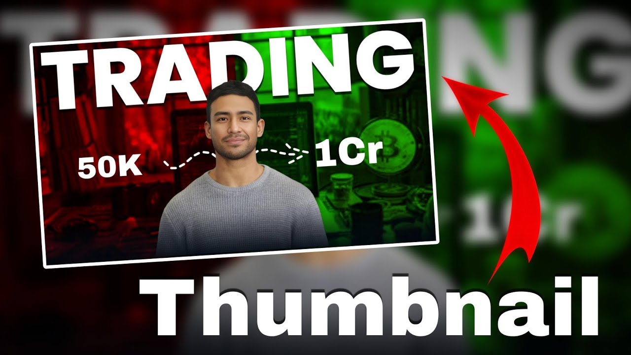 Viral Trading Thumbnail in 5 Mins! (Live + Crypto)" - YouTube