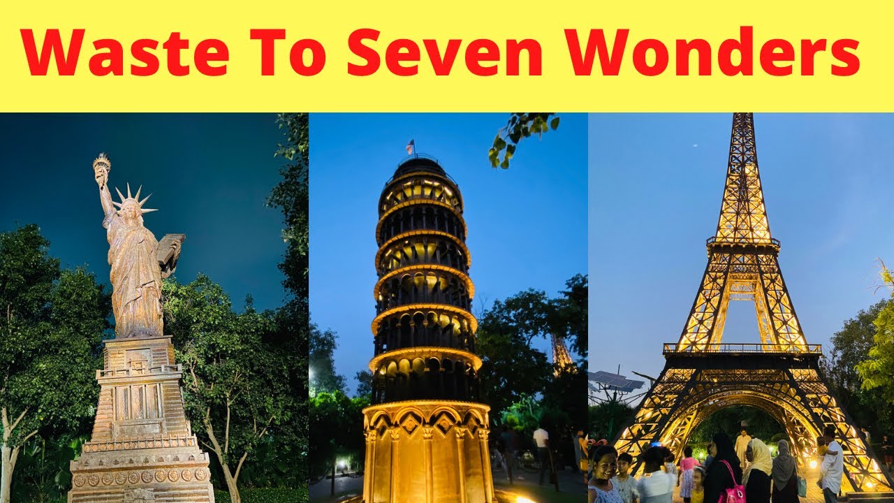 Waste To Seven Wonders Delhi !! Waste To Wonder Park Delhi !! - YouTube