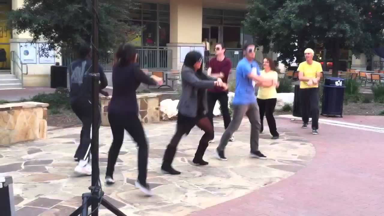 UTSA International Education Week Anime Club Dance - YouTube