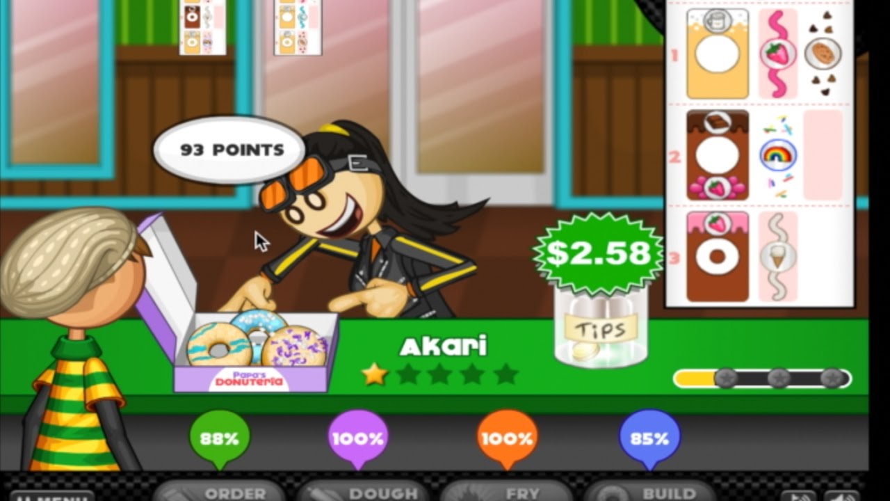 Papa's Doughnut Ria ep 2 - YouTube